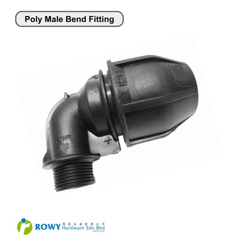 Poly Male Elbow Fitting